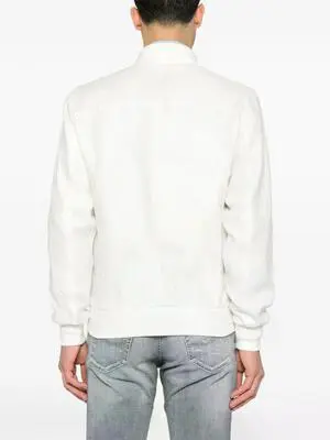 BARBA NAPOLI Linen Jacket - White