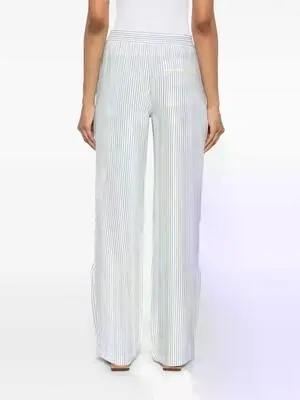 Victoria Beckham Striped Pajama-style Trousers