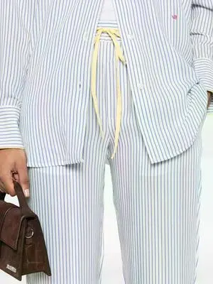Victoria Beckham Striped Pajama-style Trousers