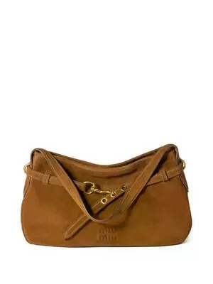 Miu Miu Aventure Shoulder Bag - Brown