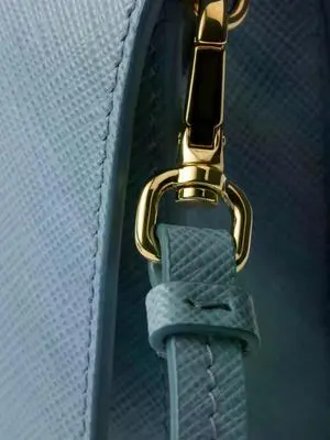 Prada Enamel Triangle Logo Mini-bag - Blue
