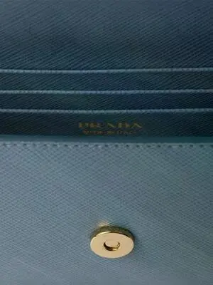 Prada Enamel Triangle Logo Mini-bag - Blue