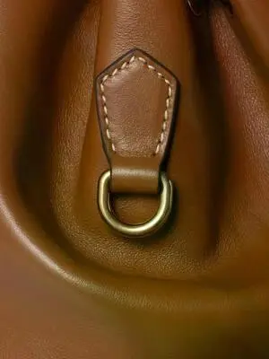 Miu Miu Leather Backpack - Brown