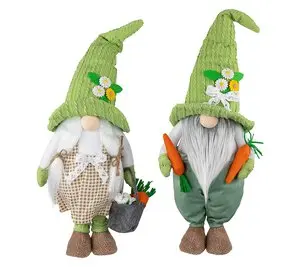 NORTHLIGHT Gardening Gnomes Easter Figurines 5 - One-color
