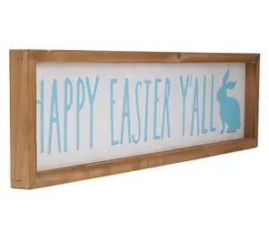 NORTHLIGHT 26happy Easter Y'all' Sign Spring Wall Decor