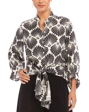 Karen Kane Tie Detailed Blouses