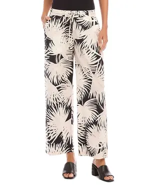 Karen Kane Printed Drawstring Pants - Print