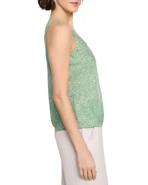 NIC+ZOE Swirling Sands Tank Top - Green Multi