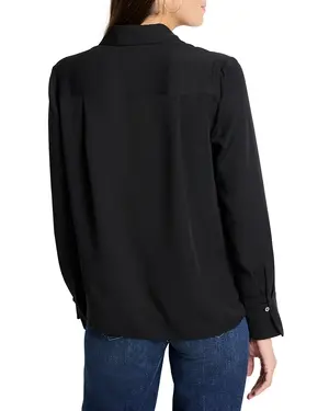 NIC+ZOE Easy Popover Shirt - Black Onyx
