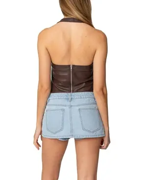 EDIKTED Draped Halter Top