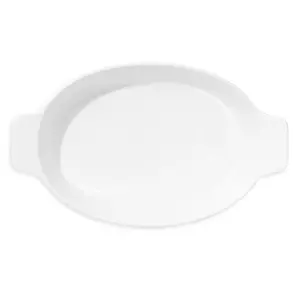MADE IN Porcelain Oval Baking Dish - White