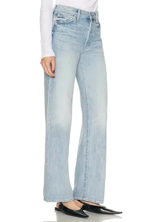MOTHER The Dodger Button Hover Cuff Jeans - I Could Care Less