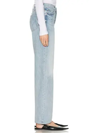 MOTHER The Dodger Button Hover Cuff Jeans - I Could Care Less