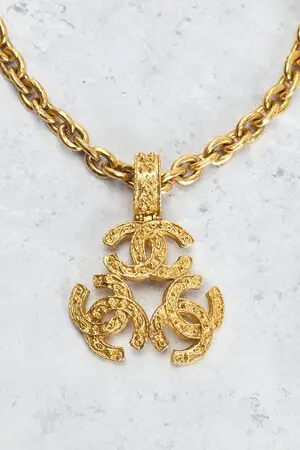 Chanel 1994 Triple Cc Necklace