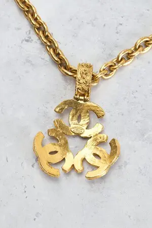 Chanel 1994 Triple Cc Necklace