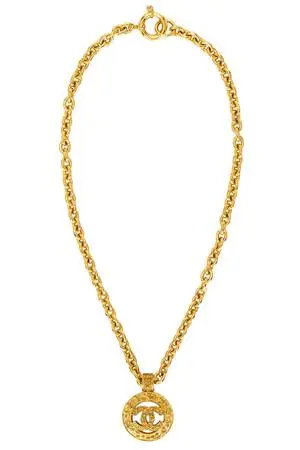 CHANEL Chanel 1994 CC Circle Necklace