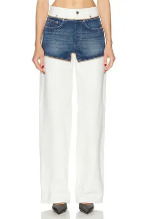 Jean Paul Gaultier Printed Jeans For Women