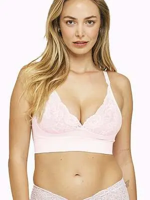 Victoria's Secret Mindd All Over Lace Bralette - Pink