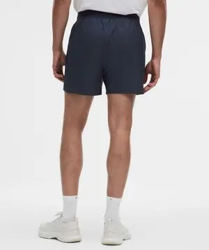 Lululemon Striped Mesh Tennis Short - Club Blue