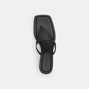 COACH Heritage C Plaque Thong Sandal