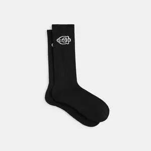 COACH® Soho Calf Socks - Black