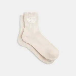 COACH Soho Quarter Crew Socks Blush