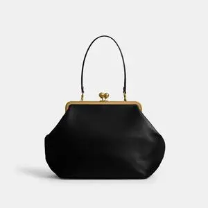 COACH Large Kisslock Frame Bag