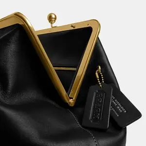 COACH Large Kisslock Frame Bag