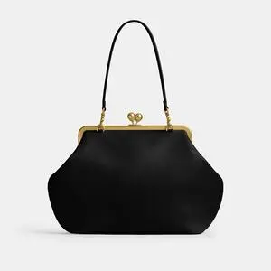 COACH Large Kisslock Frame Bag