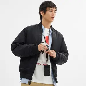 COACH Id Lanyard In Signature Canvas - Charcoal