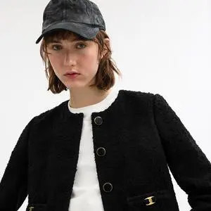 COACH Heritage C Boucle Jacket - Black