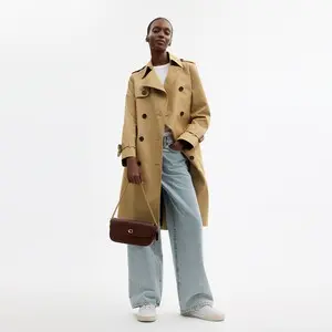 COACH Brook Flap Chain Bag - Brass/maple