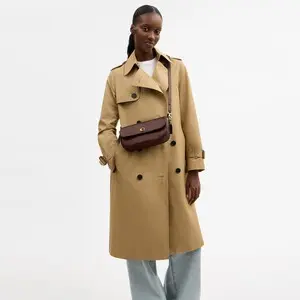 COACH Brook Flap Chain Bag - Brass/maple
