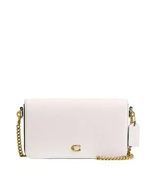 COACH Mila Crossbody Bag With Signature Canvas - Brass/chalk