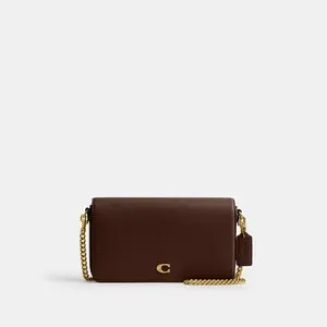 COACH Mila Crossbody Bag With Signature Canvas - Brass/maple