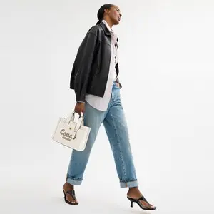 COACH Cargo Tote Bag 26 - Brass/chalk