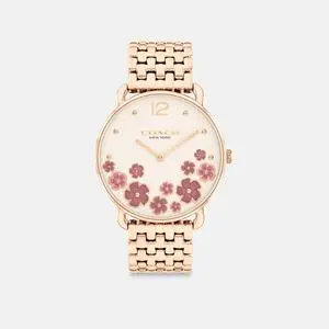 COACH Elliot Watch, 36mm - Rose Gold