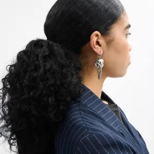 COACH Bird Skull Single Earring