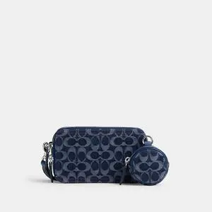 Coach Charter Slim Crossbody Bag In Signature Denim