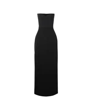 Solace London Malla Strapless Crepe Gown