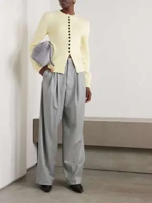 Sasuphi Lauren Pleated Wide-leg Pants