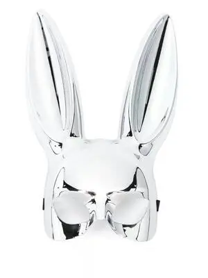 MAISON CLOSE Mirror Bunny Mask - Silver