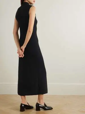 JOSEPH Wool And Silk-blend Maxi Dress