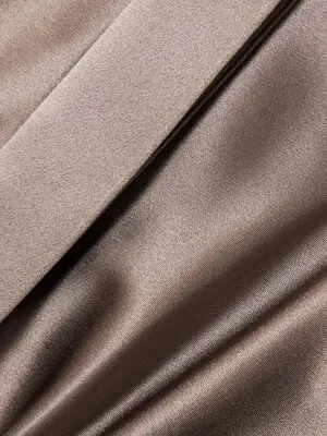 JOSEPH Brunel Silk-satin Shirt - Brown