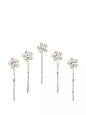 JENNIFER BEHR Zaya Bobby Pins - Silver
