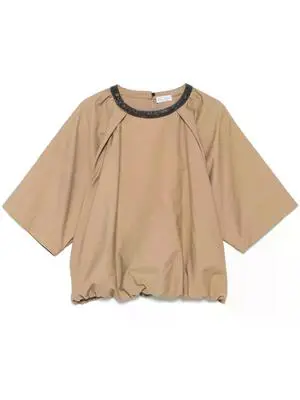 Brunello Cucinelli Monili Chain-detail Blouse