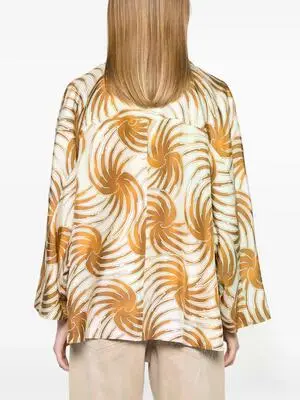 Alberto Biani Graphic-print Blazer - Neutrals