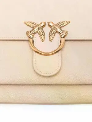 Pinko Love Birds Shoulder Bag - Neutrals