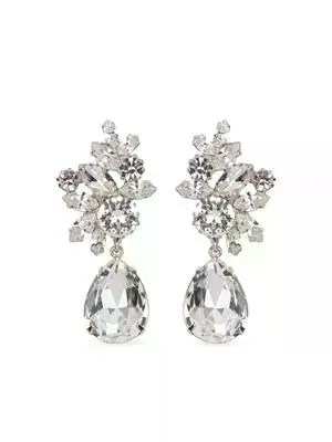 JENNIFER BEHR Lynlee Drop Earrings - Silver