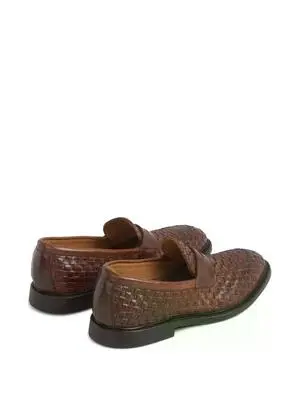 GREEN GEORGE Interwoven Loafers